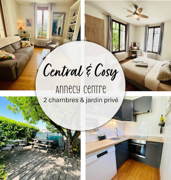 Centric 2br Apartment & Garden - Annecy-le-Vieux
