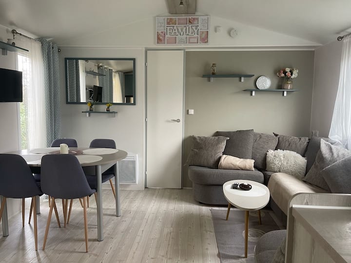 Mobil Home Spacieux,cosy Dans Un Camping Siblu 4 * - Onzain