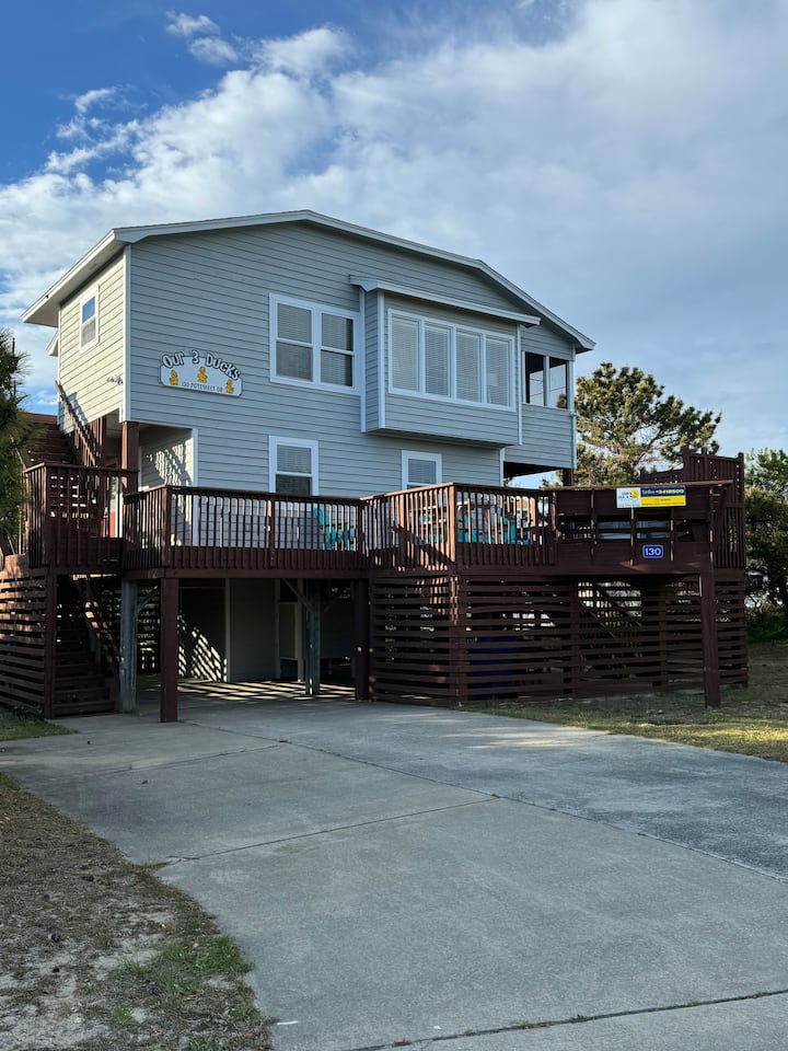 In Downtown Duck, Ocean Views & New Updates! - Duck, NC