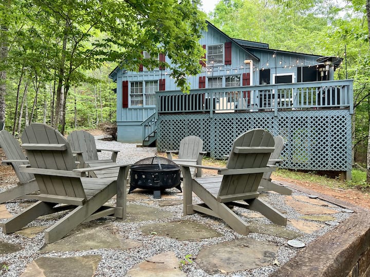The Blue Heron Cabin 10 Min To Helen W/ Ev Charger - Sautee Nacoochee, GA