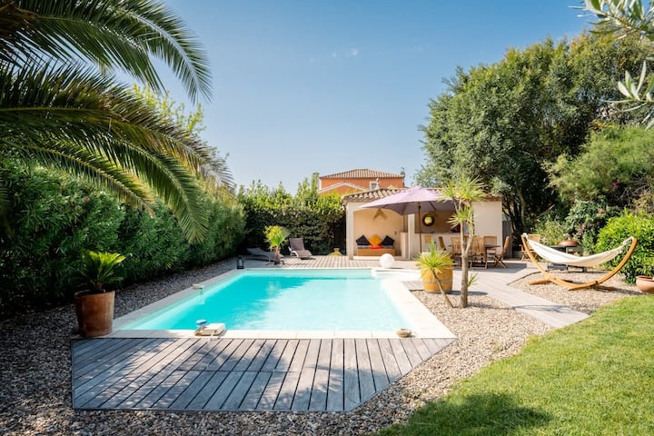 Villa Andria Familiale Trampoline Piscine - Béziers