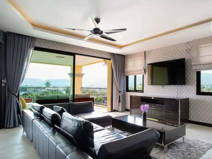 Private 3 Bed Apt, Rooftop Pool - Fitness Street - Phuket
