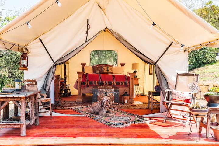 Luxury Safari Tent In The Santa Monica Mountain’s - 웨스트레이크빌리지
