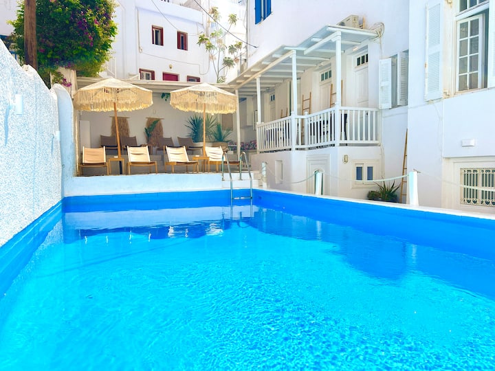 Mykonian Mini Loft With Double Bed And Shared Pool - Mykonos