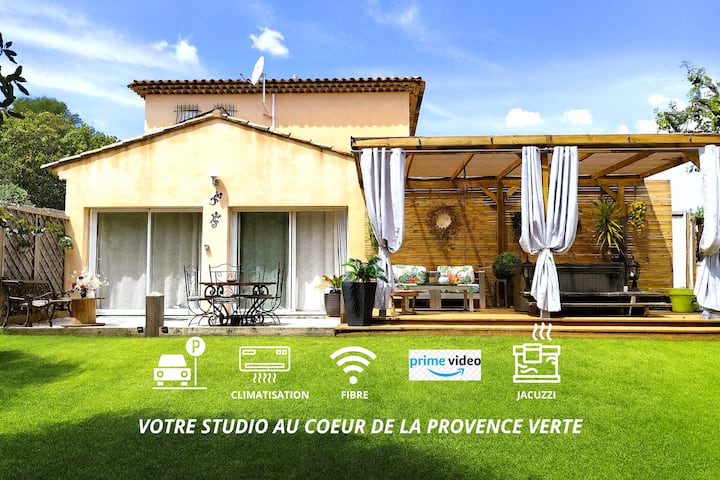 Charmant Studio Avec Jardin & Jacuzzi - Var