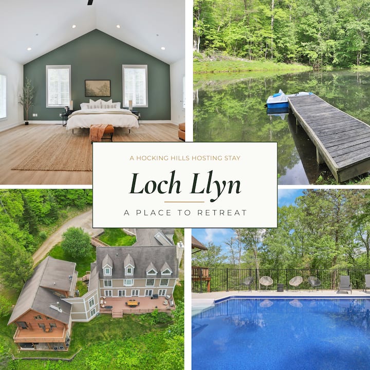 Sleeps 29 In 11k Sqft House W/ Pool, Hottub & Lake - Logan, OH