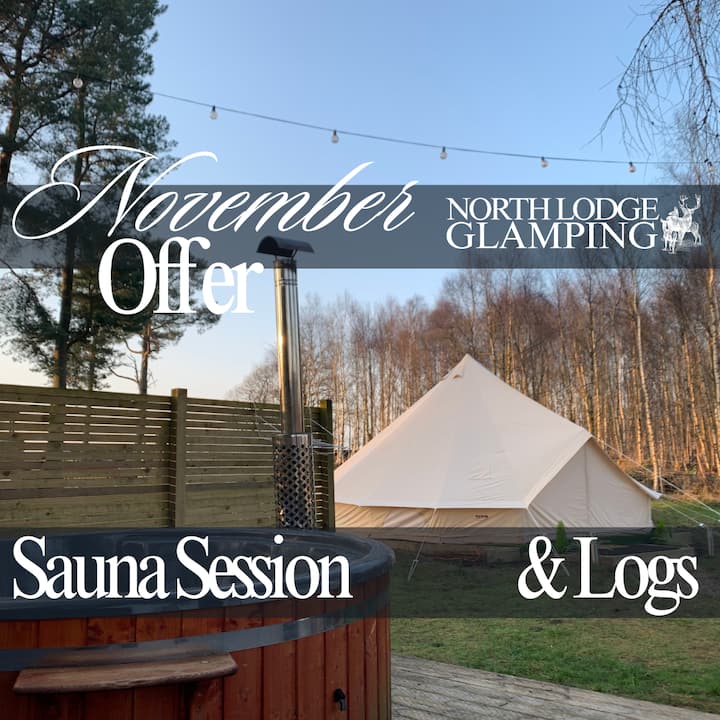 Nordic-inspired Glamping • Sauna + Private Hot Tub - Scotland