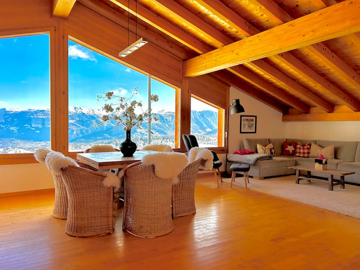 Mira Selva. Fantastic View, Ski In Ski Out - Laax