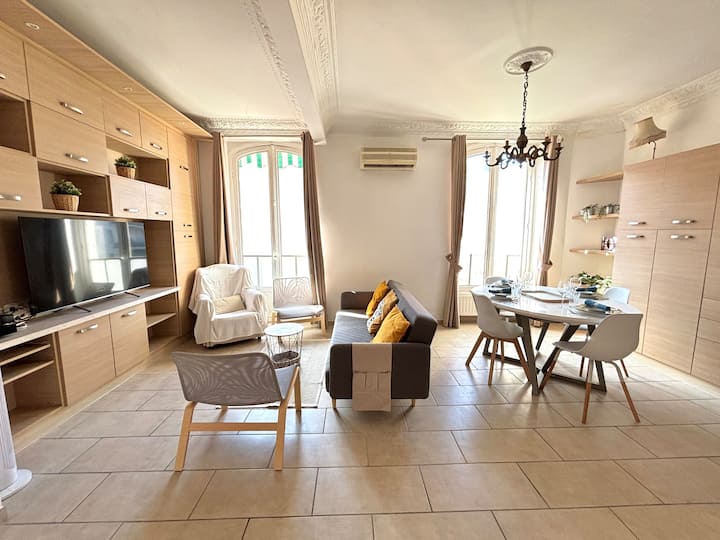 3-room, 3-shower, Beach, Tramway - Nice