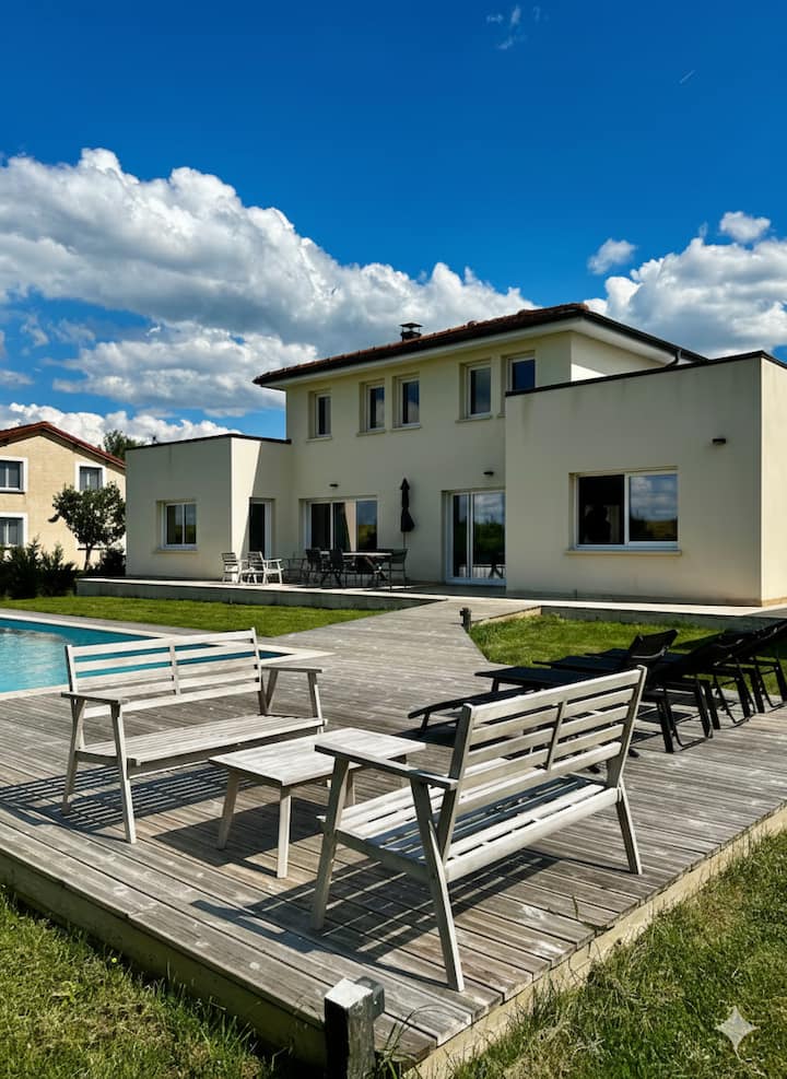Villa Avec Piscine Pour 10 Personnes Lac Du Der - Lac du Der-Chantecoq