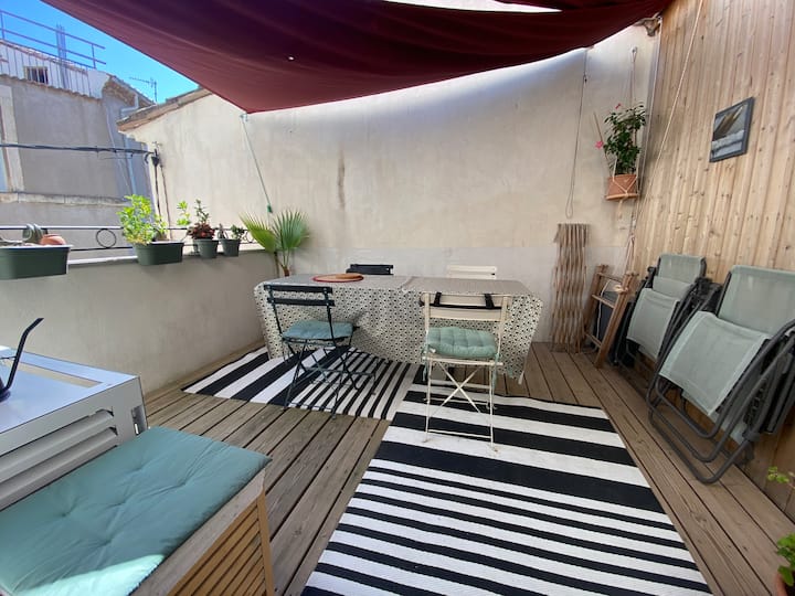 Le Zola Confortable T2 En Cœur De Ville - Marseillan