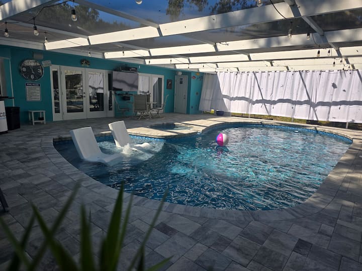 2 Primary Suites (5br!), Pool & Spa-irb Area - Indian Rocks Beach