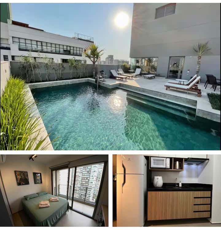 Studio/piscina - São Paulo