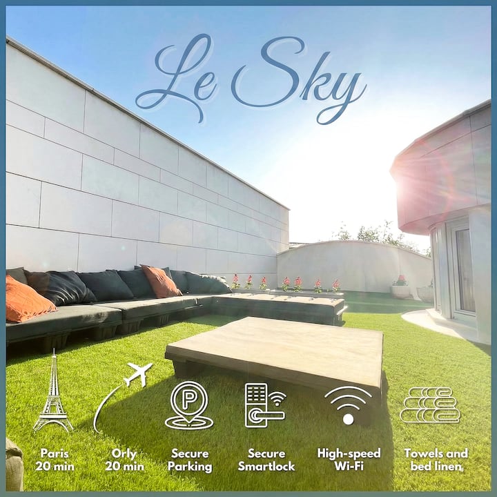 Le Sky - Penthouse De Standing Hyper Centre Orsay - Gif-sur-Yvette