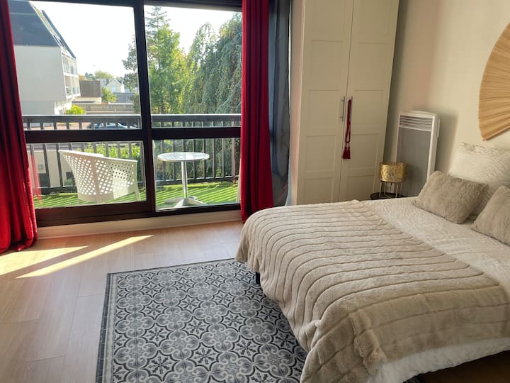 La Frégate -Studio Lumineux Et Verdoyant - Trouville-sur-Mer