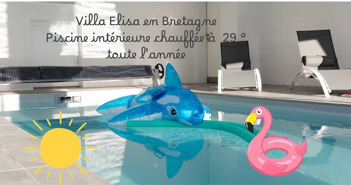 Télétravail Face Océan Villa 4* Avec Piscine Fibre - Santec