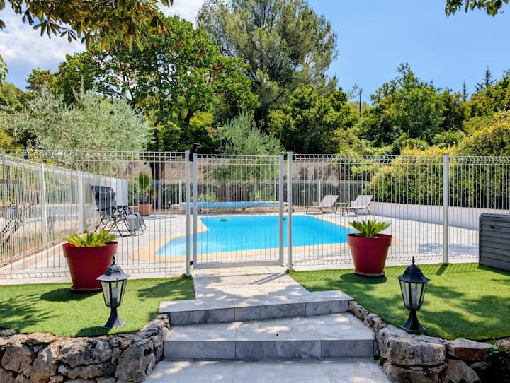 Studio Cosy Avec Clim Et Piscine - Roquevaire