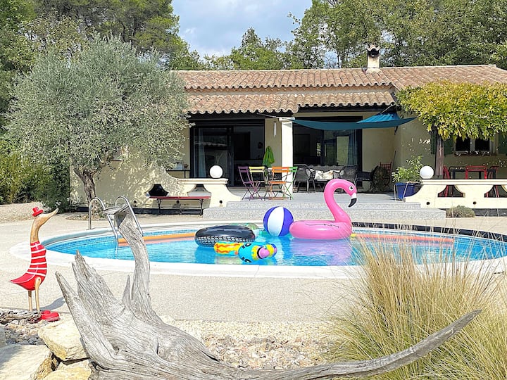 Le Mas Des Cigales 4 éToiles - Piscine à Valbonne - Valbonne