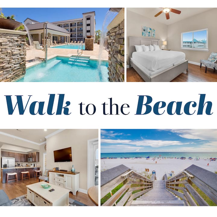 2br Condo By The Beach. Hot Tub, Pool Alerio E401 - Miramar Beach, FL