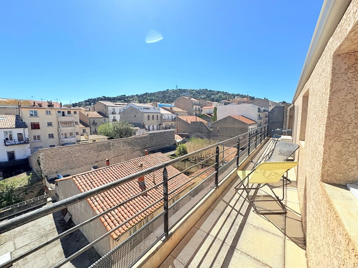 Le Balcon De Saint-clair, Joli T2 Centre Climatisé - Sète