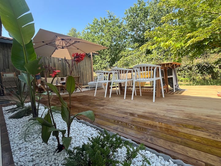 Maison Landaise Quartier Moisan à Côté De L’océan - Vieux-Boucau-les-Bains