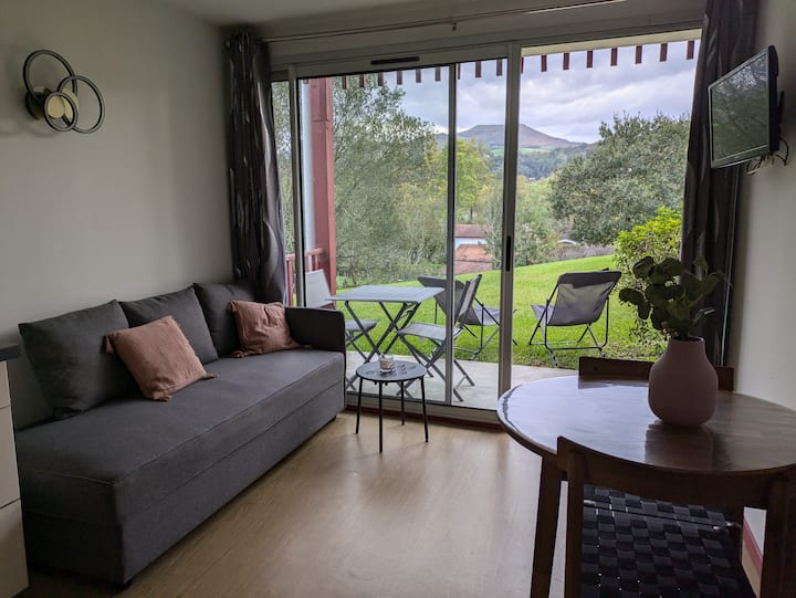 Cosy T2 Proche Espelette - Résidence Avec Piscine - Espelette