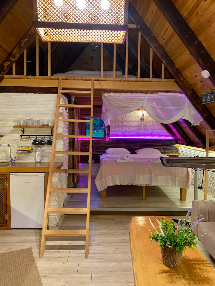 Tenora2 Kışın Huzurunu Bungalow Konforunda Yaşayın - Ardeşen