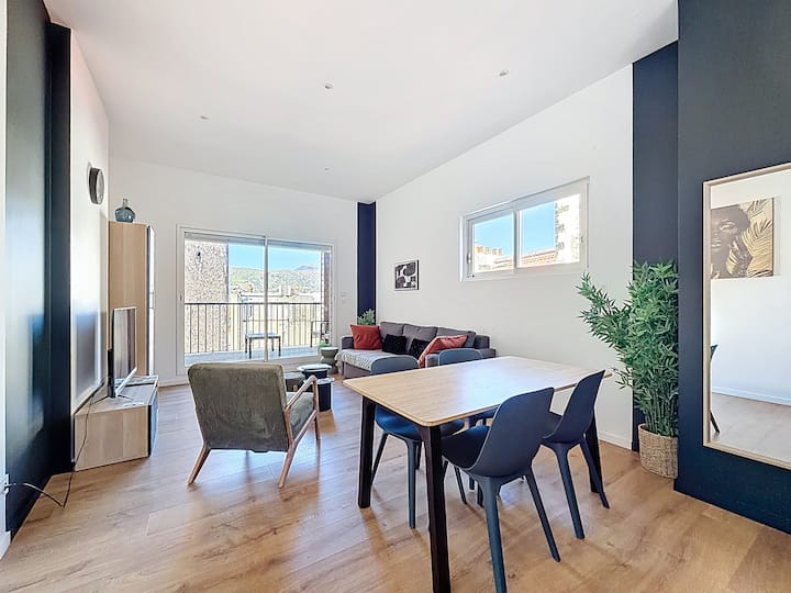 Duplex Climatisé - Hypercentre Wifi Lits 180x200 - Aubière