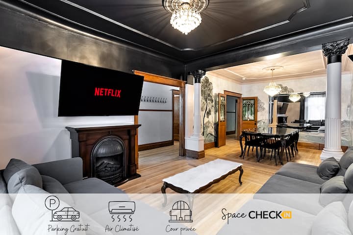 The Classic | Cour Privée | Ac | Parking Gratuit - Montreal