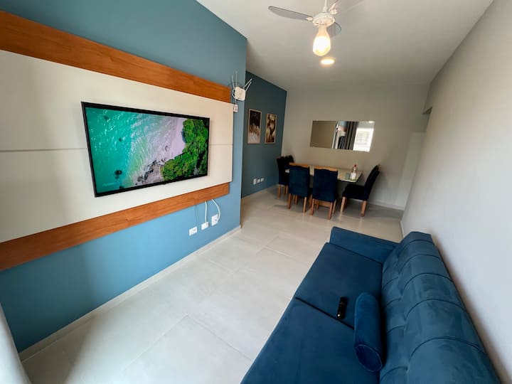 Apartamento Com 3 Quartos Churrasqueira E Piscina - Ubatuba