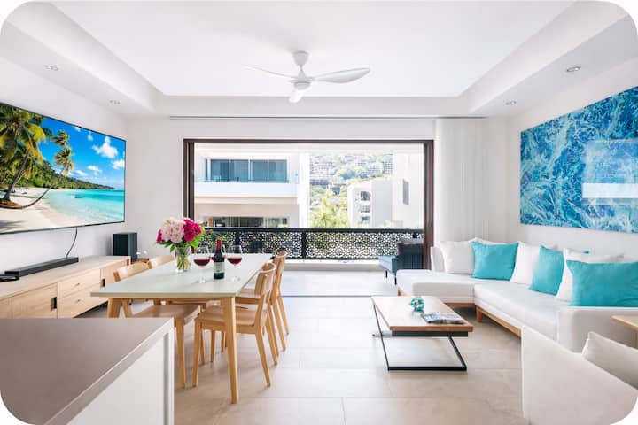 Luxury Depa En Zona Romántica -Rooftop Pool - Conchas Chinas