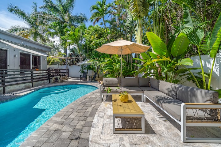 Pool, Gym & Playground | 5 Minutes To The Beach! - Fort Lauderdale