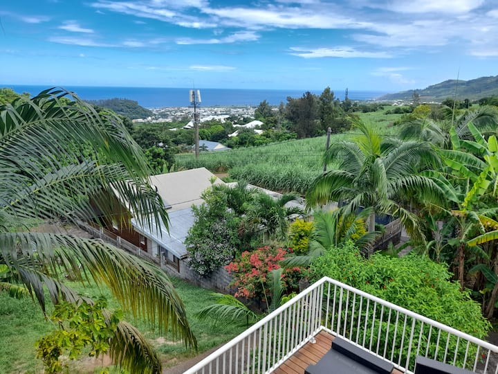 St Joseph, Sud Sauvage, Maison 4 Personnes+1 Bb - Réunion