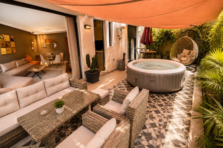 Elegant Studio/swimming Pool/private Jacuzzi - Casablanca