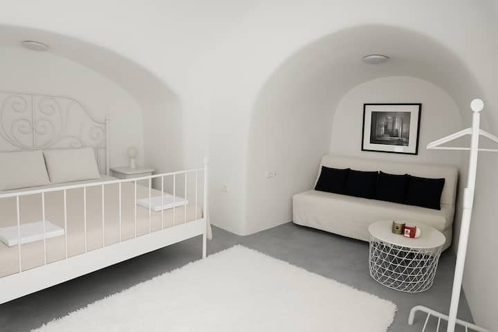 Unique Small Stonehouse At Thira - Santorini