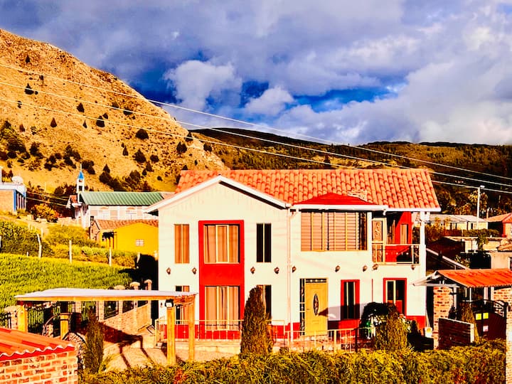 Cabaña Valle De La Laguna, Jacuzzi Y Vista Al Lago - Colombia