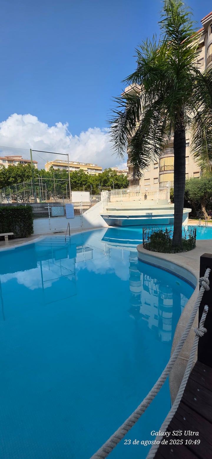 Jardín Del Mar- Piscina Tropical Y Playa A Un Paso - Gandie