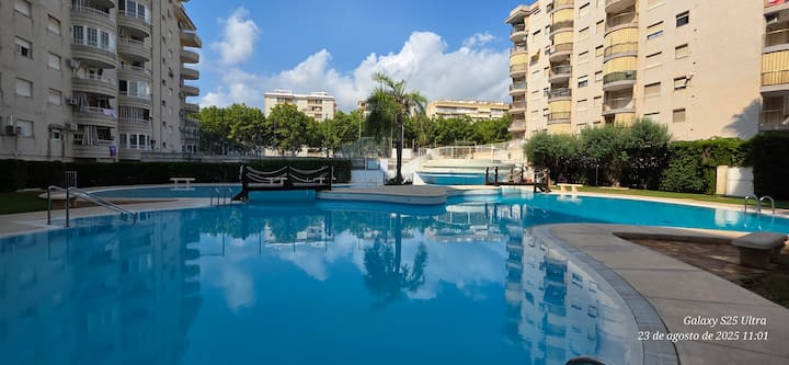 Jardín Del Mar- Piscina Tropical Y Playa A Un Paso - Gandie