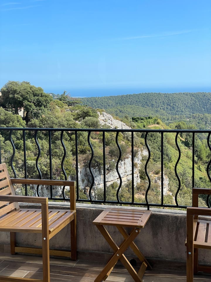 Charmant Studio Avec Balcon Et Vue Mer Panoramique - Vence