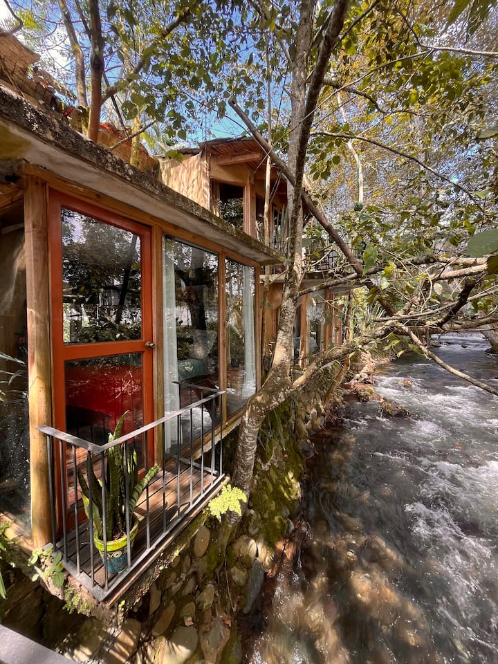 Tres Cabañas Vista Al Río Kayaks Y Fogata - Xico