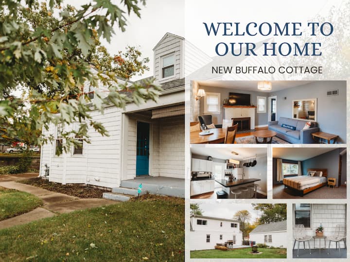 Beach & Downtown Getaway | Game Room Outdoor Oasis - New Buffalo, MI