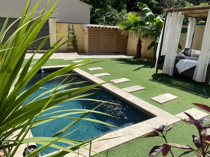 Maison 2 Chambres , Piscine à 8 Mn D Avignon. - Villeneuve-lès-Avignon
