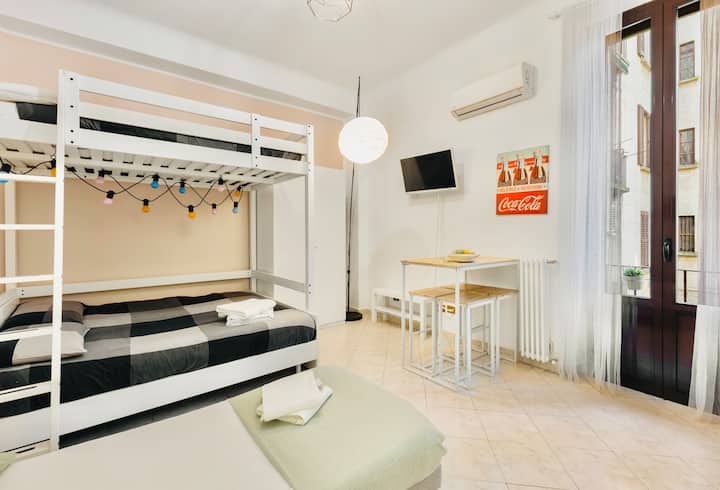 [Duomo And Station 10 Min] Loft A/c - Milano