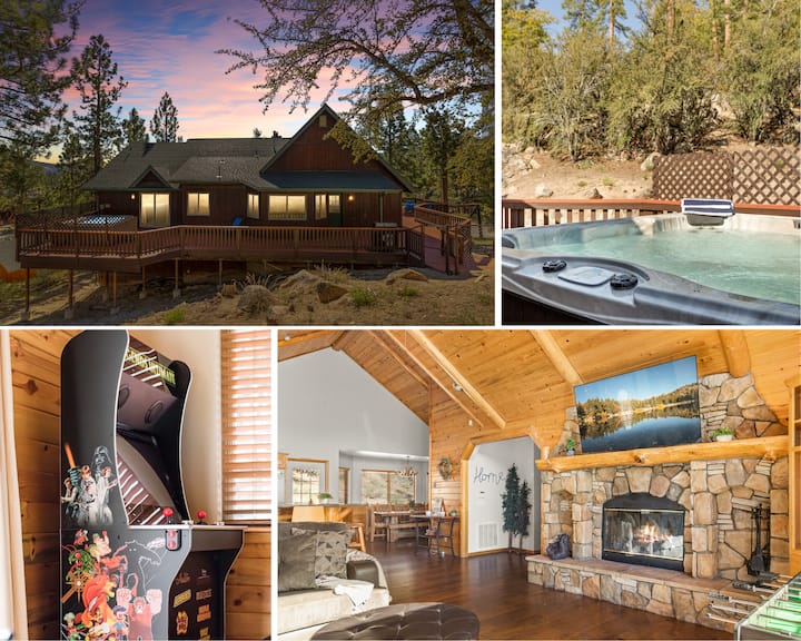 Spacious Cabin | Hot Tub | 5br Retreat | Mtn Views - Big Bear Lake, CA