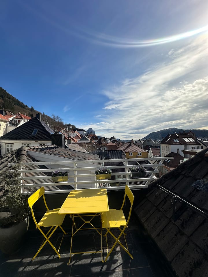 Nydelig Utsikt Mot Fjorden-2etasjers Toppleilighet - Bergen