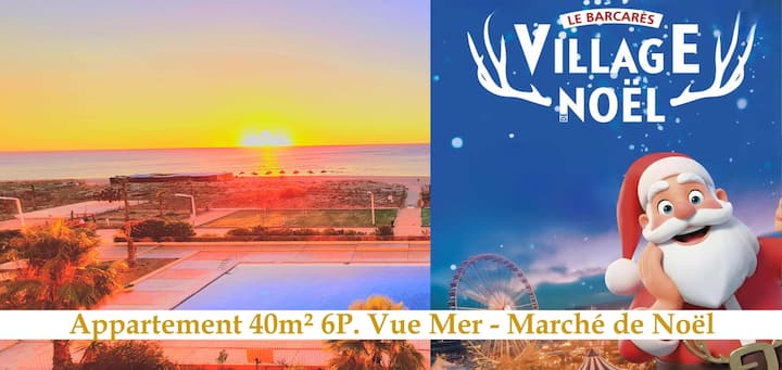 Noël à Barcarès / Front De Mer 6p. - Le Barcarès