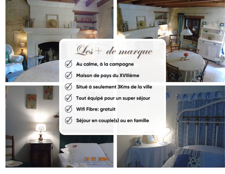 La Ferme Du Bellay Côté Cour, Calme & Campagne - Montreuil-Bellay