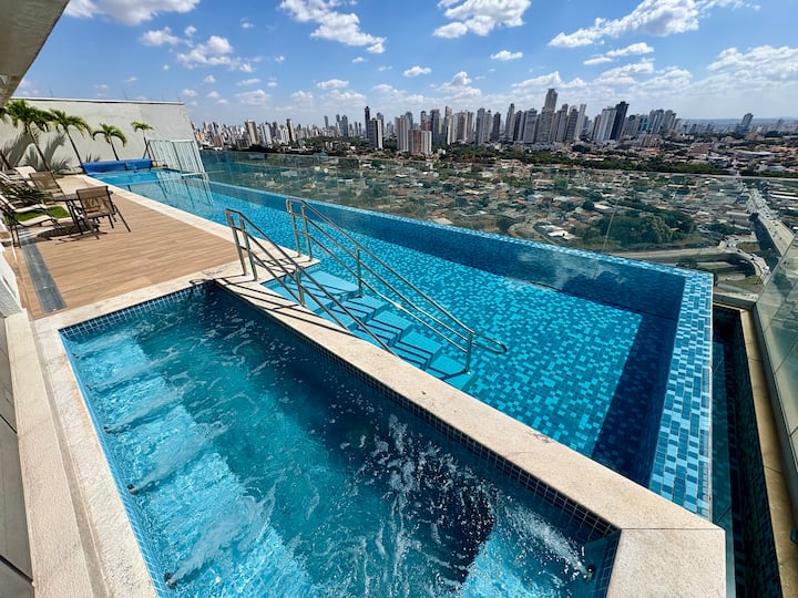 Flat De Luxo Próximo Ao Flamboyant Localização A+ - Goiânia