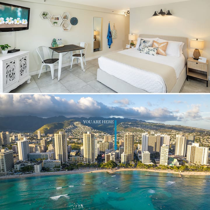 Sunny Waikiki By The Sea - 2 Blocks From Beach! - Honolulu, HI