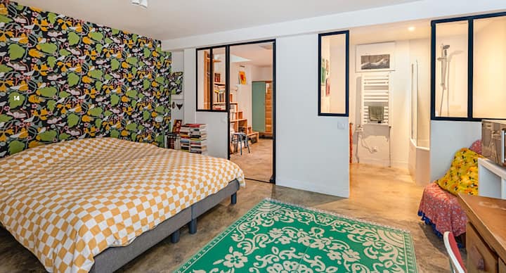 Cosy Studio Accès Privé + Jardin - Gennevilliers